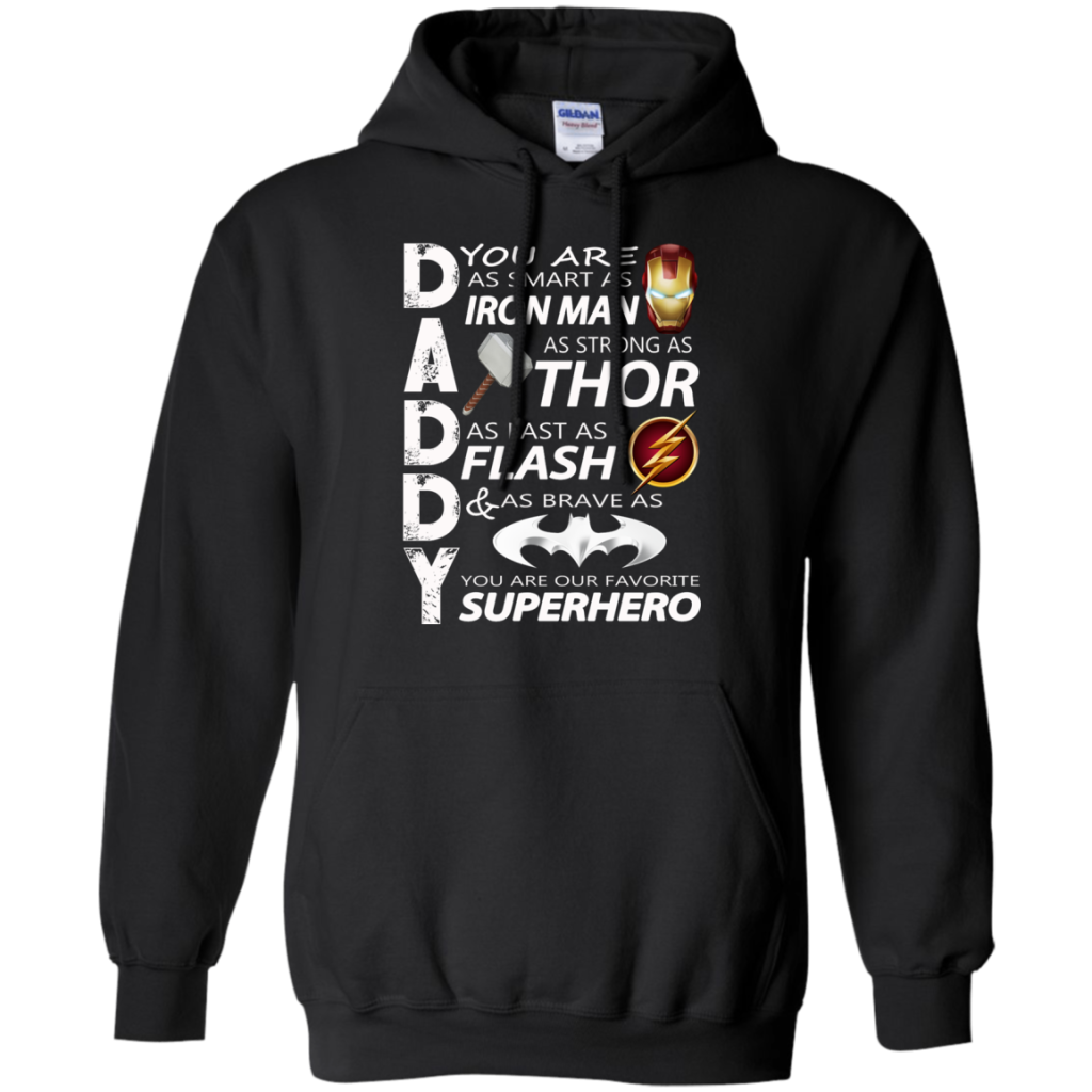 Daddy You Are Our Favorite Superhero Shirt, Tank, Hoodie - ifrogtees.com