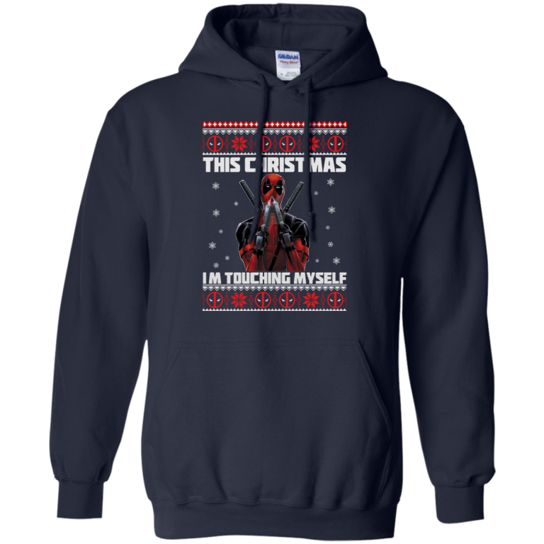 Deadpool Christmas Sweater: This Christmas I'm Touching Myself ...