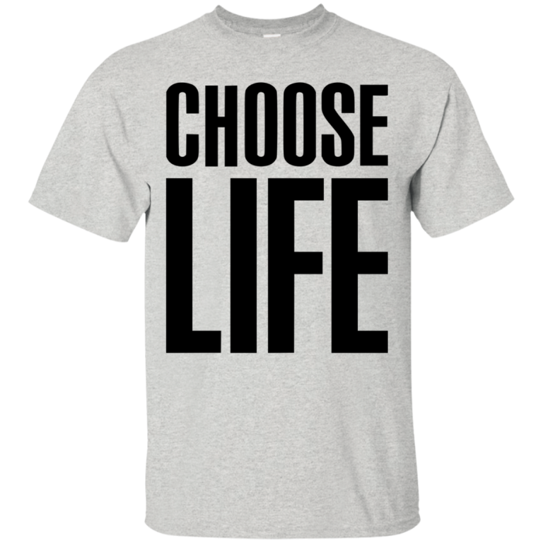 CHOOSE LIFE - WHAM! George Michael shirt