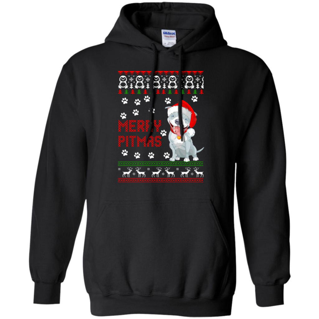 Merry Pitmas Pitbull Christmas Sweater, Shirt, Hoodie