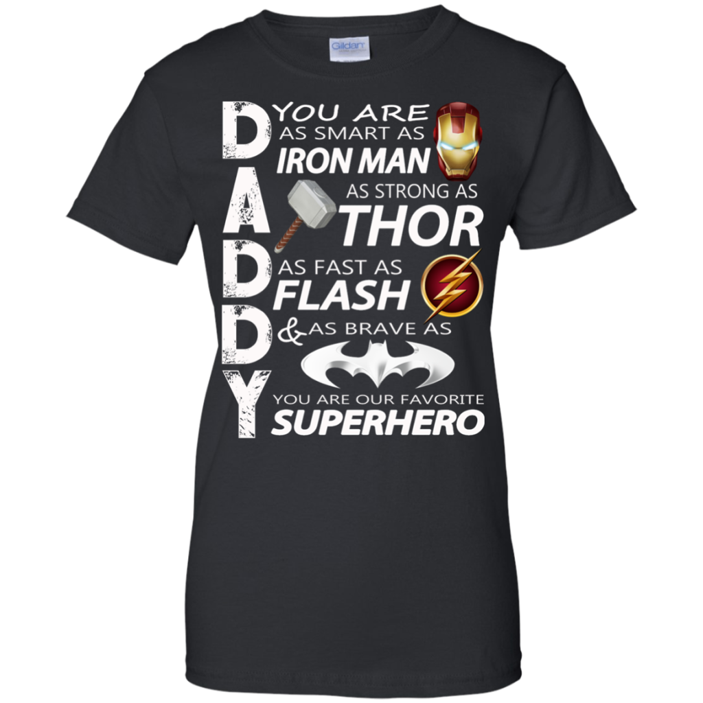 Daddy You Are Our Favorite Superhero Shirt, Tank, Hoodie - ifrogtees.com