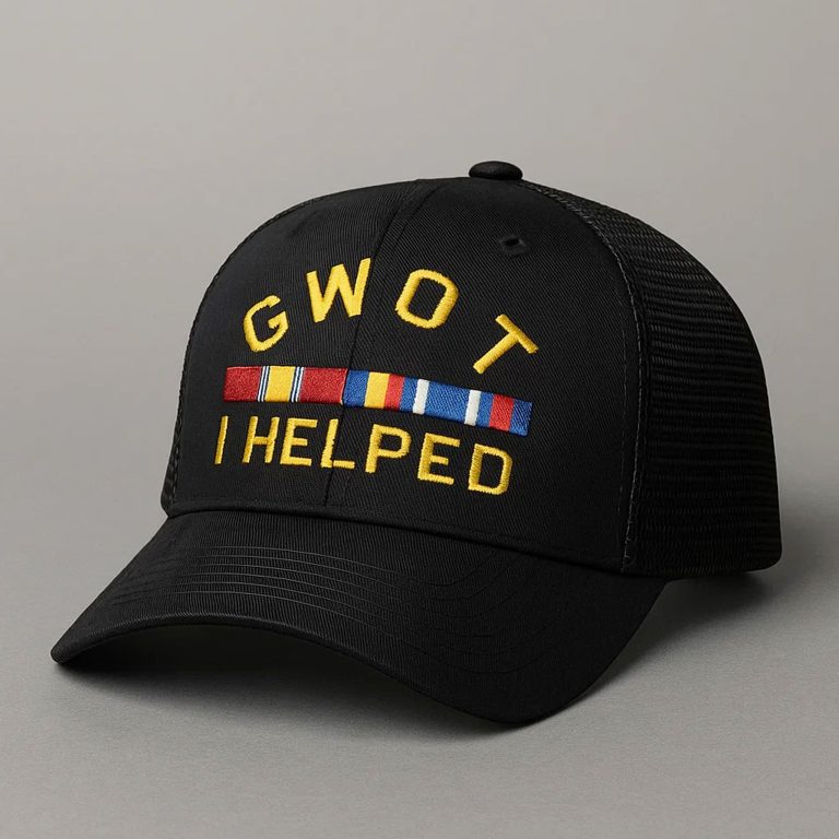 GWOT I Helped Hat - Veteran Pride Cap