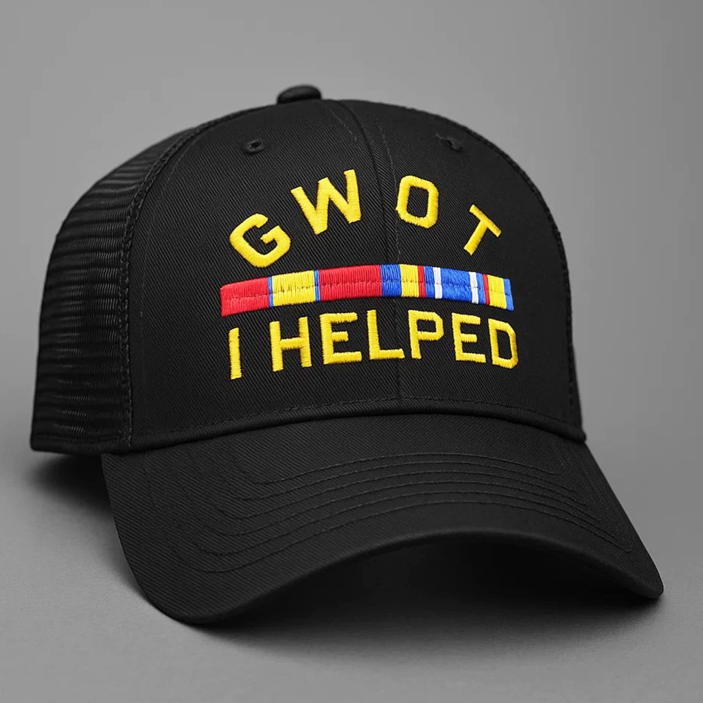 GWOT I Helped Hat - Veteran Pride Cap
