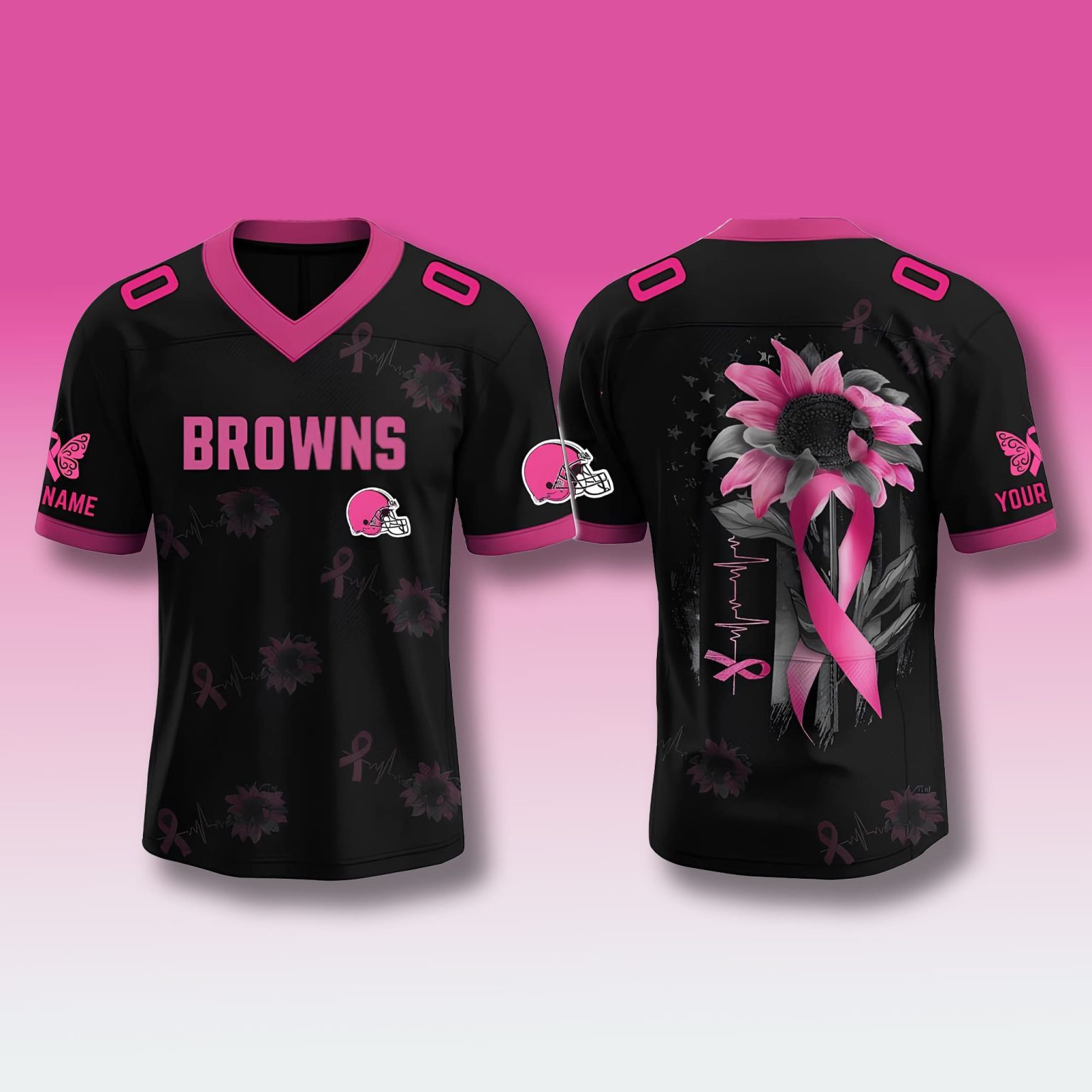 2025 Cleveland Browns Breast Cancer Awareness Month Jersey