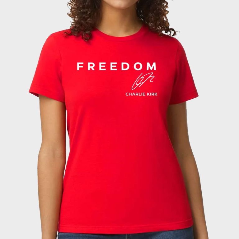 Charlie Kirk Red Freedom Shirt