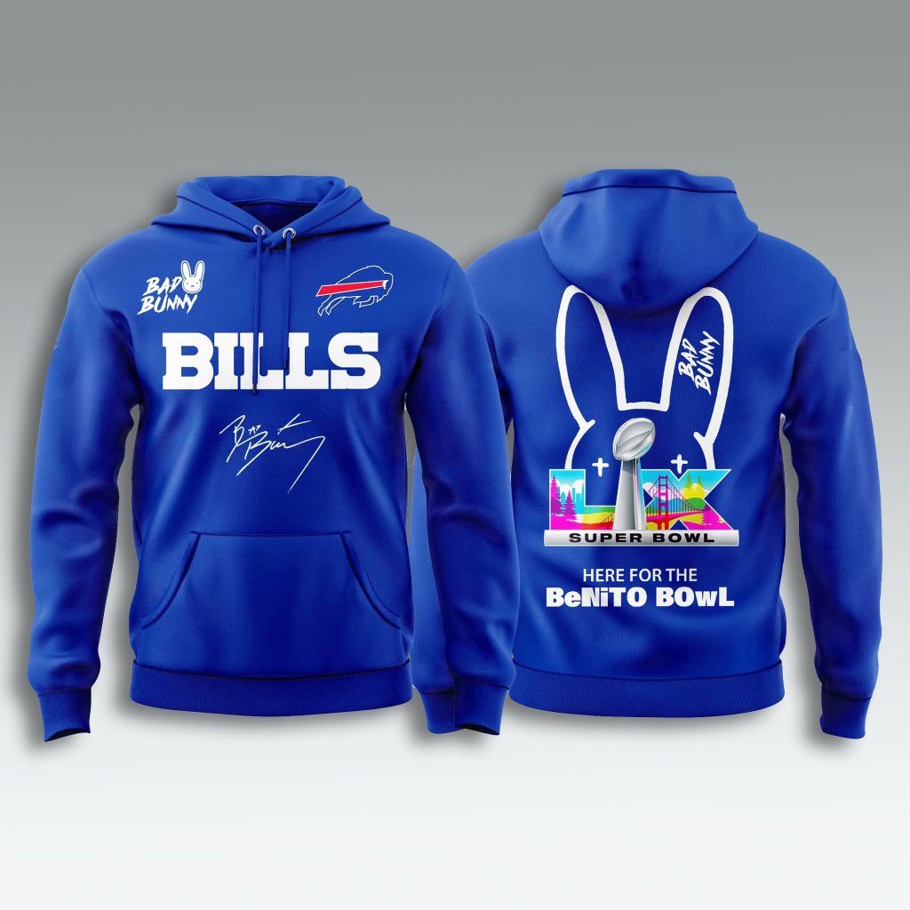 Buffalo Bills Bad Bunny SB LX 2025 Hoodie