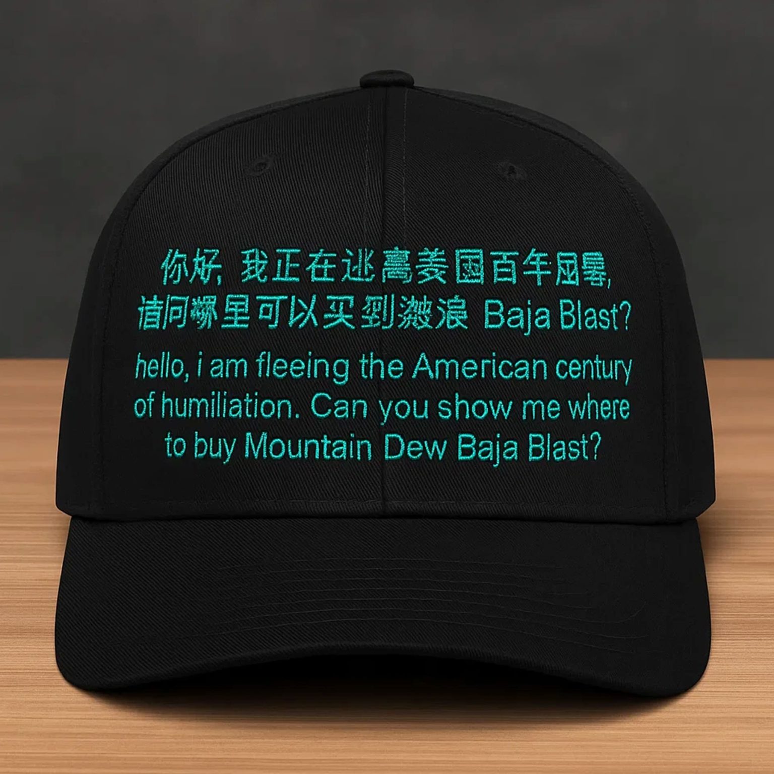 I Am Fleeing The American Century Of Humiliation Hat