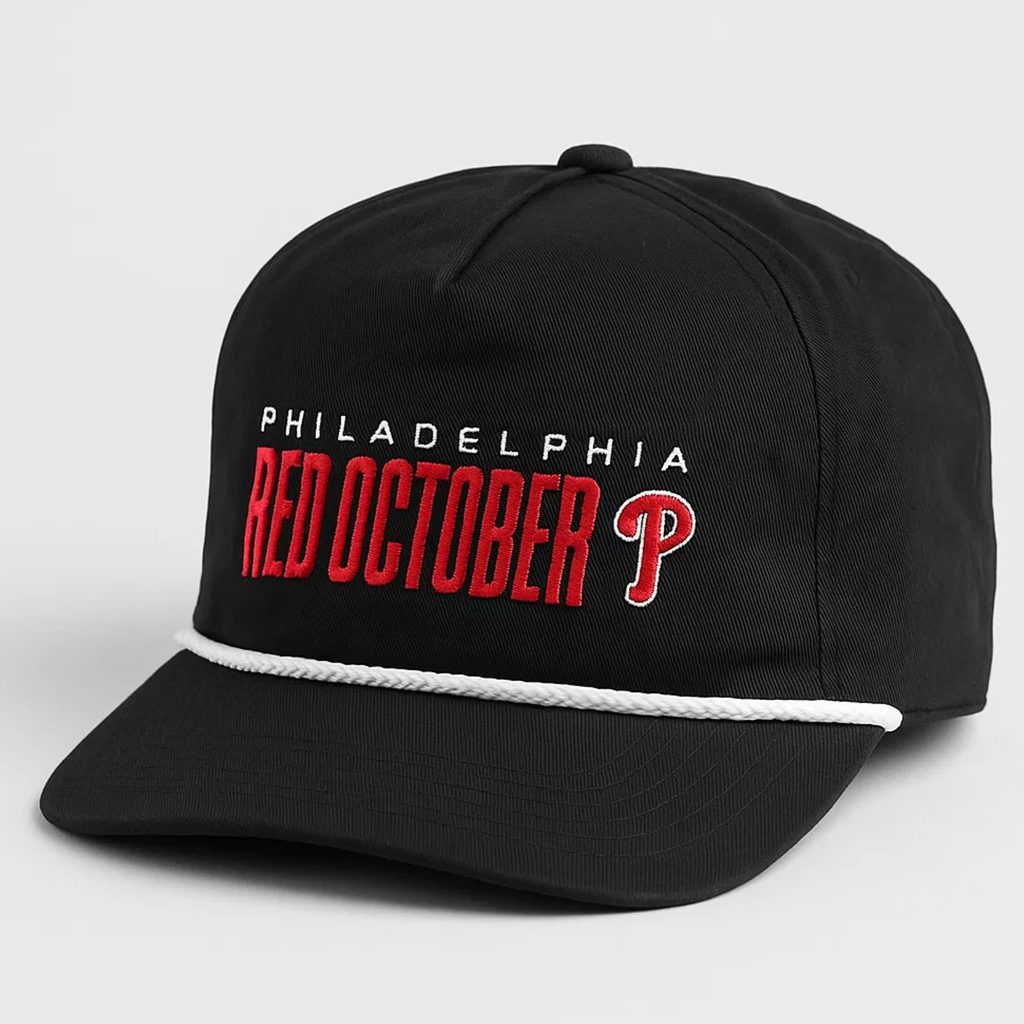 Philadelphia Phillies Red October Black Hat