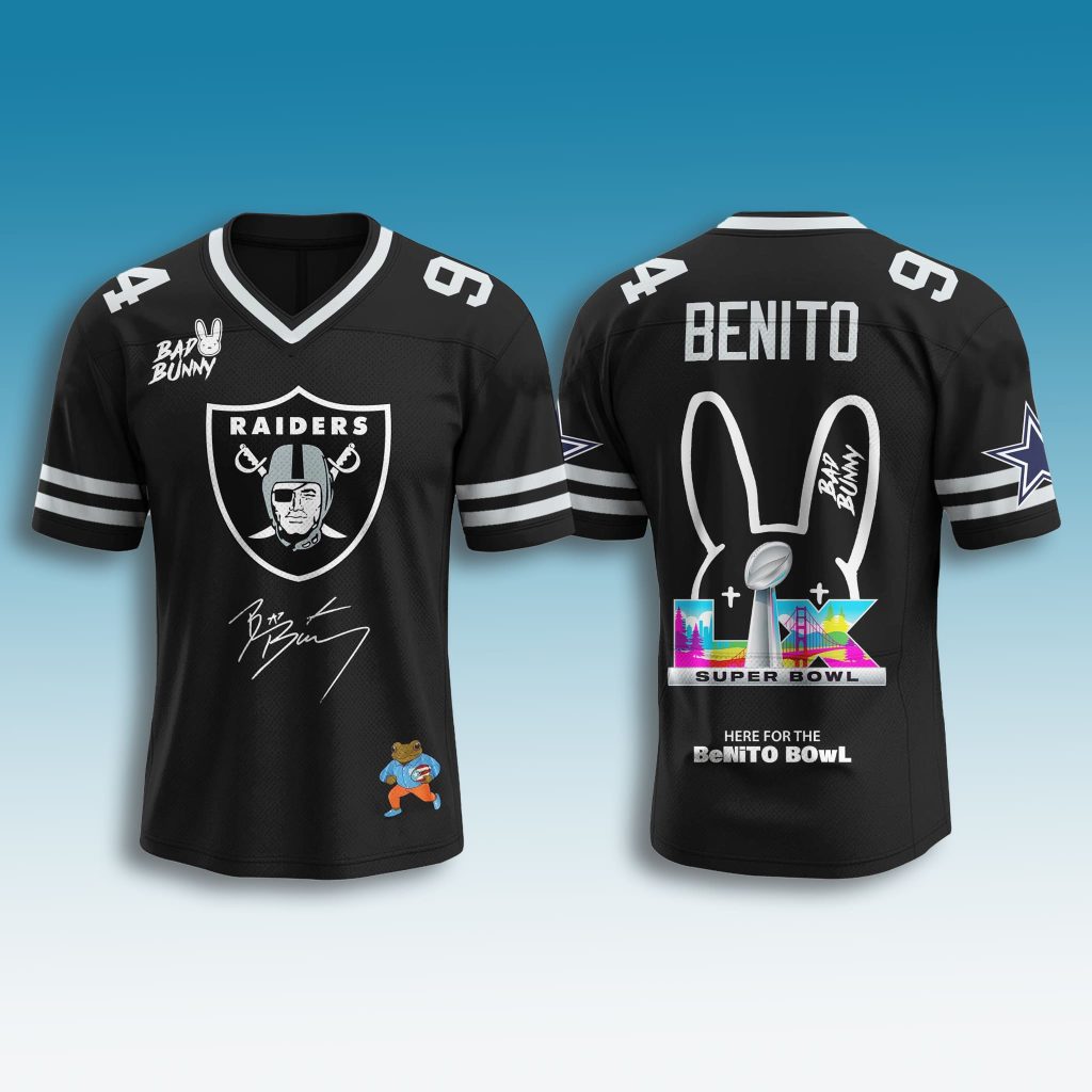 Las Vegas Raiders Bad Bunny 2026 Football Jersey