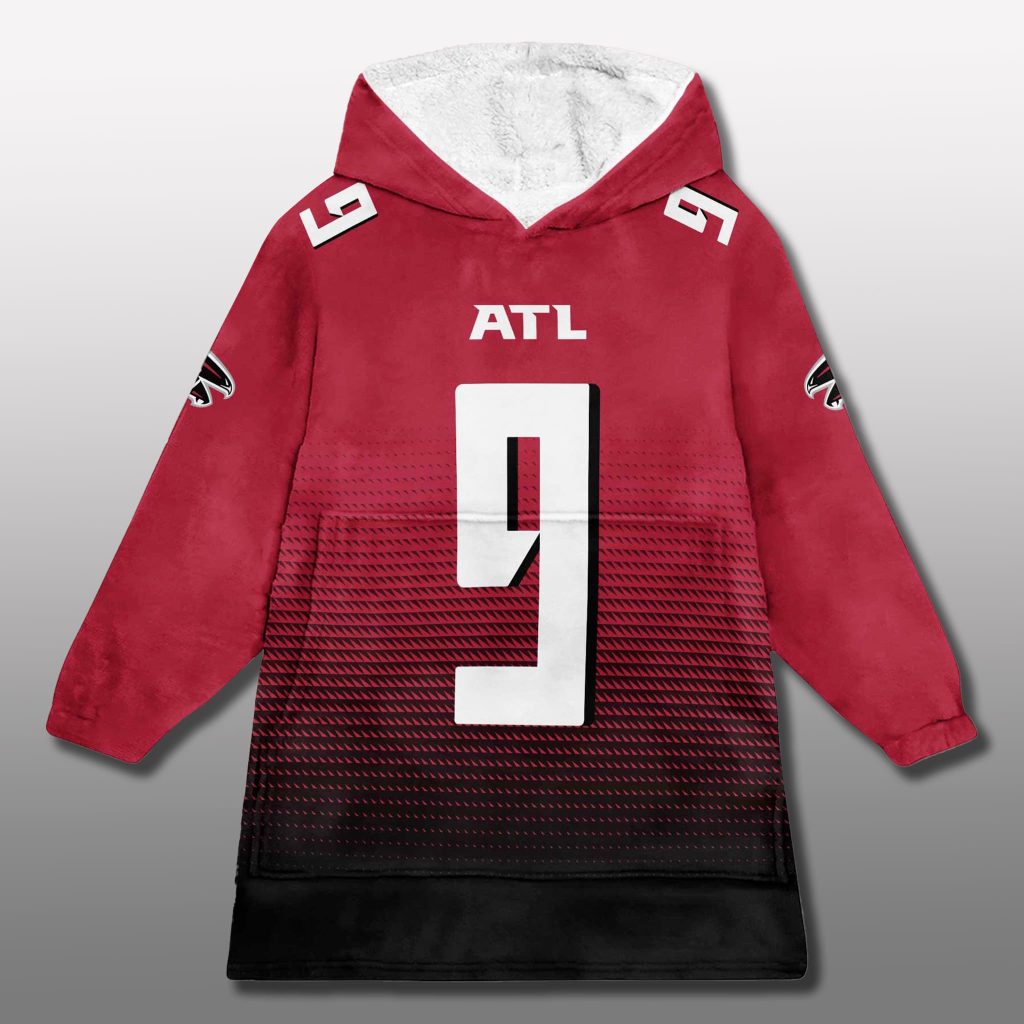 Atlanta Falcons Gradient Blanket Hoodie 2025