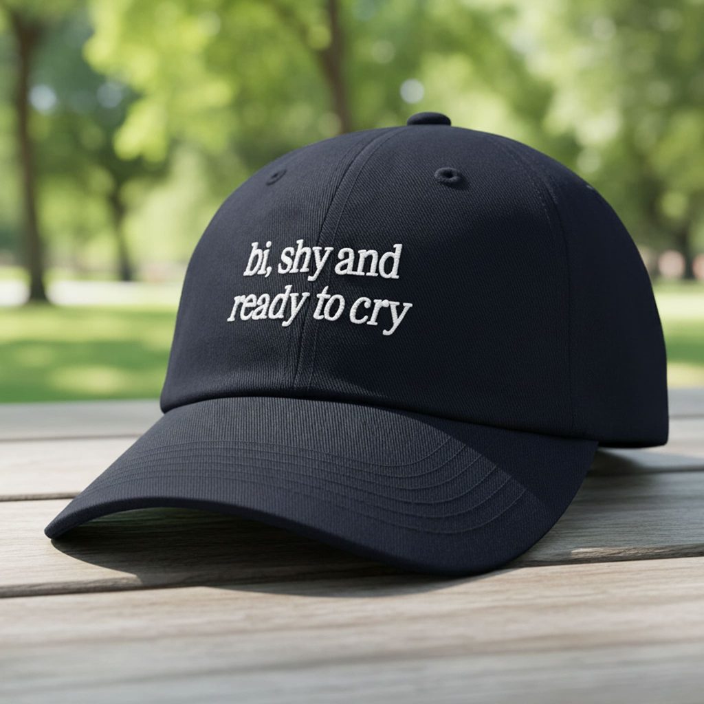 Bi Shy And Ready To Cry Hat Cap