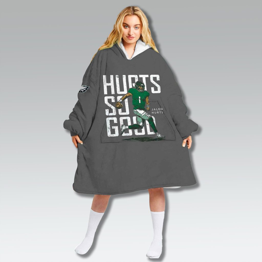Philadelphia Eagles Jalen Hurts So Good Blanket Hoodie