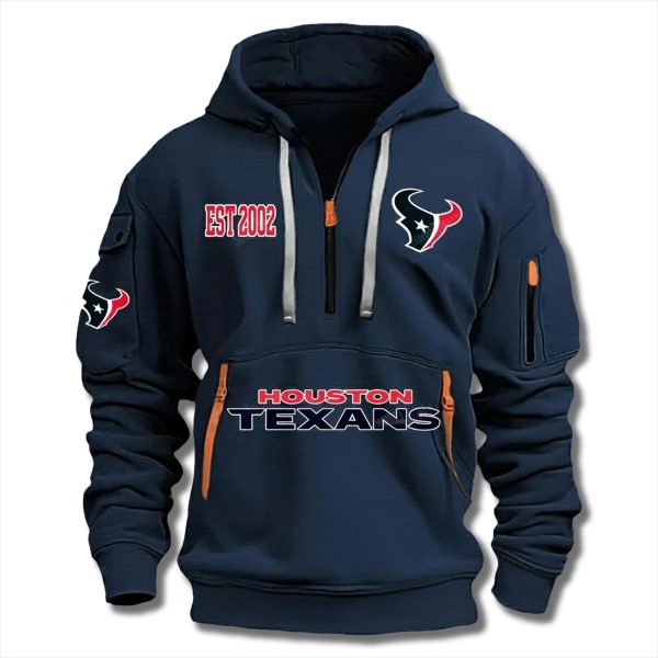 Houston Texans EST 2002 Quarter Zip Hoodie