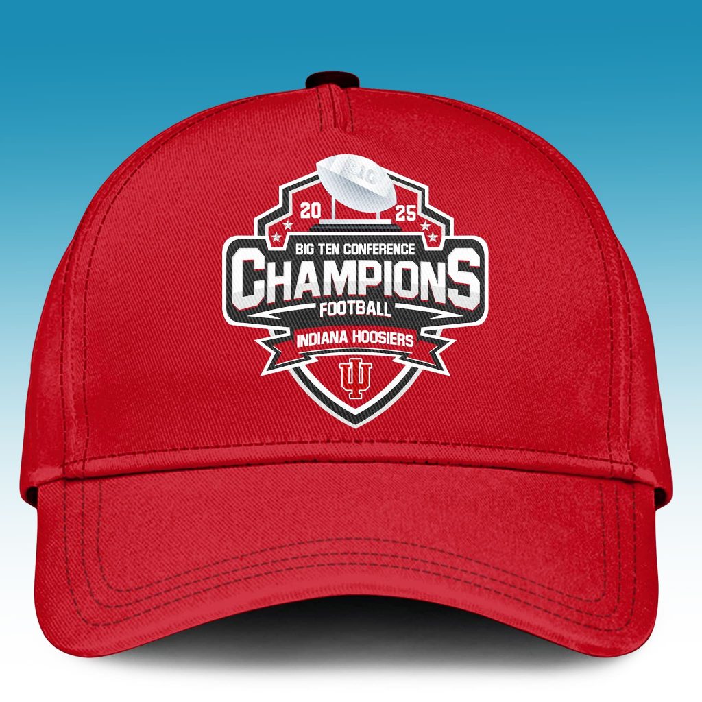 Indiana Hoosiers Big 10 Champions Hat 2025