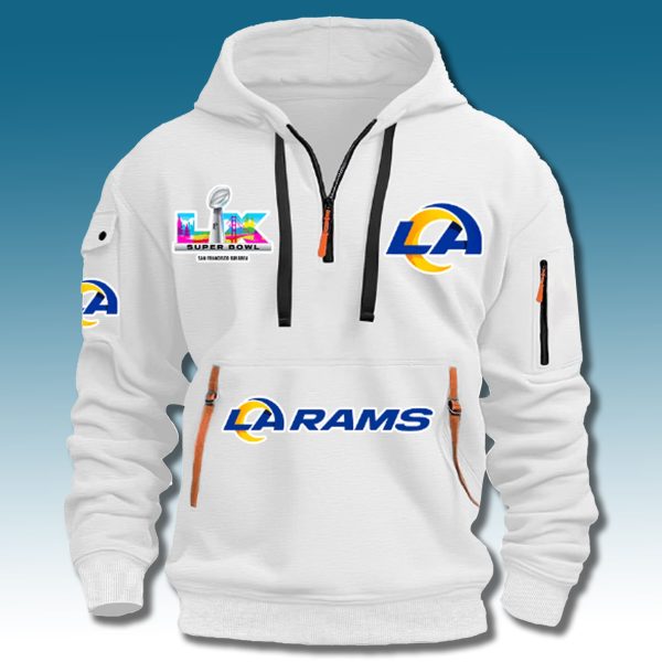 LA Rams Bowl 2026 Quarter Zip Hoodie