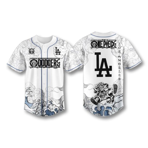 Dodger One Piece Jersey 2026 Luffy Gear 5