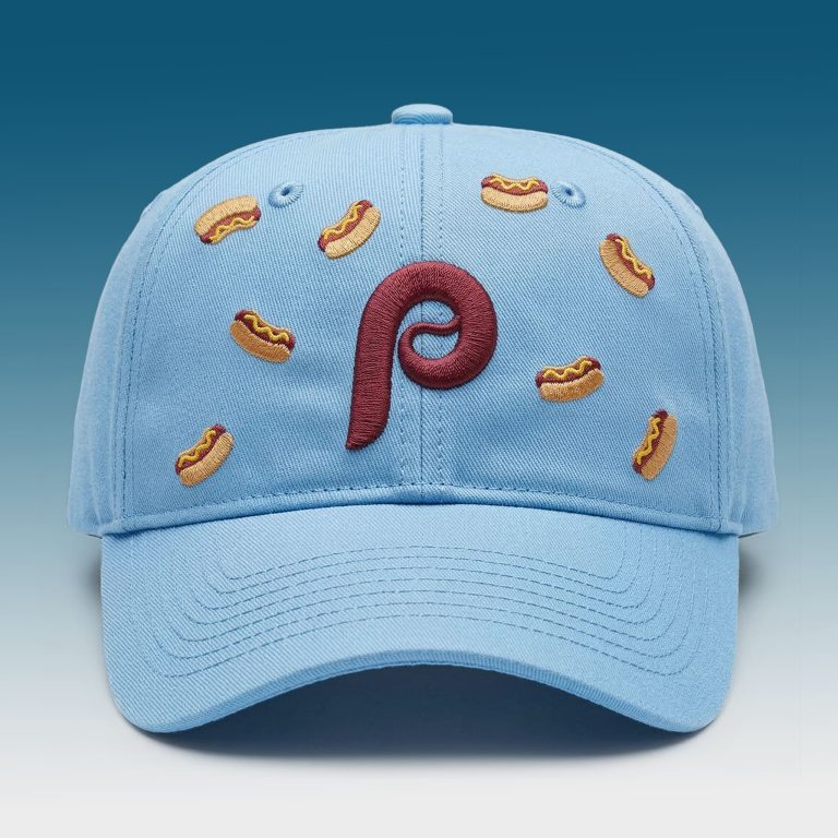 Phillies Hatfield Frank Hot Dog Powder Blue Hat 2026